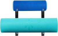 China Wall Mount Yoga Mat Holder Foam Roller Towel Rack Gym Accessories Storage Rack Wedding Steel Multifunction Modern Rectangle 1,2 for sale