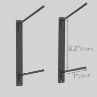 China Wall Mount Yoga Mat Holder Foam Roller Towel Rack Gym Accessories Storage Rack Wedding Steel Multifunction Modern Rectangle 1,2 for sale