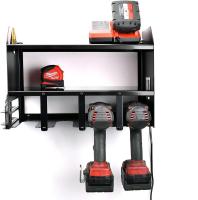 China Vintage Design Style Garage Tool Organizer with Wall Mounted Storage and Charging for sale