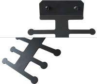 China Non-folding Rack Multi-purpose Resistance Band Slot Organizer Storage Hanger Gym Fitness Tool Rack for sale