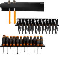 China Power Tool Cordless Drill Steel Storage Rack Organizer for Wall Mount and 3 Shelves for sale