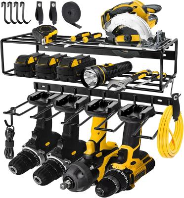 China Garage Handheld Power Tool Organizer with Bolt Inserting Type in Rectangle Shape for sale