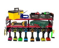 China Carved Power Tool Organizer Wall Mount for Neatening and Storage of Heavy Duty Drills for sale
