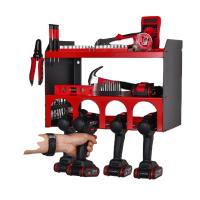 China Carved Power Tool Organizer Wall Mount for Neatening and Storage of Heavy Duty Drills for sale