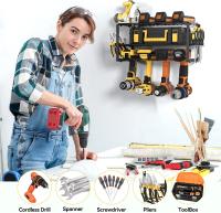China ISO9001 Rohs CE 3 Layers Heavy Duty Metal Tool Shelf Utility Storage Rack for Electric drills for sale