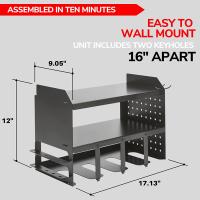 China Wall Mounted Metal Drilling Power Tool Storage Racks for Maximum Space Utilization for sale
