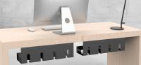 China Electric Standing Desk Under Desk Cord Management and Organization with Metal Iron Tray for sale
