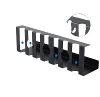 China Maximize Space with Perforated Computer Desk Cable Management Rack Tray 43x10x10cm for sale