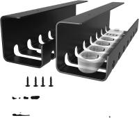 China Effortlessly Manage Cables with our Single Tier Under Desk Cable Management Box/Tray for sale