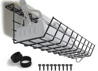 China Effortless Cable Organization Adjustable Under Desk Cable Channel Raceway Channel Kit for sale