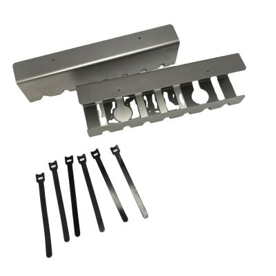 China 1mm Thickness Carbon Steel Under Desk Cable Management Tray for Cords for sale