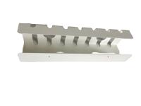 China Functional Design Powder Coated Metal Cable Duct for Horizontal Desk 43x10x10cm White for sale