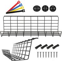 China Office and Home Standing Desk Cable Tray Basket with Sturdy Metal and Flexible Design for sale