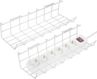 China Office and Home Standing Desk Cable Tray Basket with Sturdy Metal and Flexible Design for sale