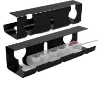China 1mm Thickness Carbon Steel Cable Tray for Streamlined Office and Home Desk Management for sale