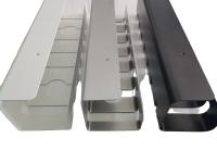 China 1mm Thickness Carbon Steel Cable Tray for Streamlined Office and Home Desk Management for sale