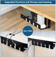 China Gold Cable Tray Enhance Your Desk with Sleek and Functional Cable Management for sale