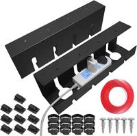China Living Room Desk Cable Tray Single Tier Metal Cable Hanging Brackets for Organization for sale