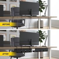 China Hook Type Cable Duct Desk The Must-Have for Tidy Cable Organization 1mm Thickness for sale