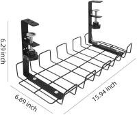 China Metal Under Desk Drawer Cable Wire Organizer for Office Desk Accessories for sale