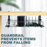 China Sturdy Metal Cable Management Under Desk Upgrade Your Wire Management Game with Clamp for sale