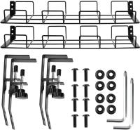 China Convenient No Drill Standing Desk Cable Management Tray with Lead Time of 10-30 Days for sale