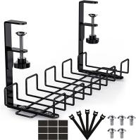 China Polishing Wire Management Tray Cable Management Rack for Desk Cable Organization for sale