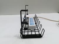 China ISO9001 Rohs CE Under Desk Cable Management Tray 2 Packs C Clips Basket Cord Organizer Bracket for sale
