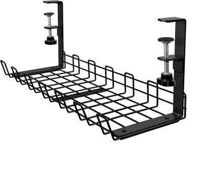 China Silver Metal Wire Cable Tray The Ultimate Solution for Under Desk Cable Management for sale