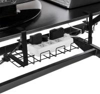 China Super Sturdy Desktop Cable Management Tray No Drilling Required for Standing Type for sale