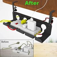 China Under Desk Cable Wire Management Tray with Powder Coating and ISO ROHS Certificate for sale