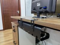 China Under Desk Cable Wire Management Tray with Powder Coating and ISO ROHS Certificate for sale