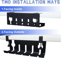 China Customized Under Desk Cable Management Tray Metal Cable Organizer For Desk for sale