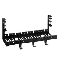 China No Drill Under Desk Cable Management Tray Sturdy Metal Wire Organizer For Living Room for sale