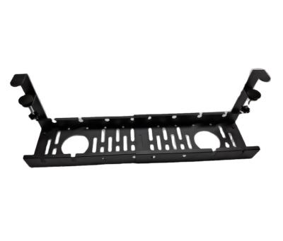 China Fixed Support Metal Cable Tray for Home Office Cable Organization without Drilling for sale