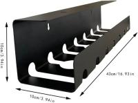 China Customized Safe Steel Cable Tray For Desks  Office And Home Standard for sale