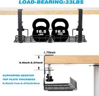 China Adjustable Under Desk Cable Management Tray For Interior Office Living Room Furniture for sale