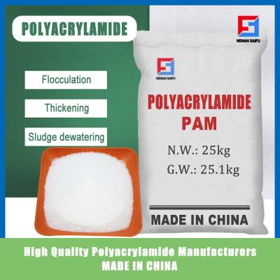 China Polyacrylamide Flocculant PAM Chemical For Mining Sewage Anionic Sludge Dewatering for sale