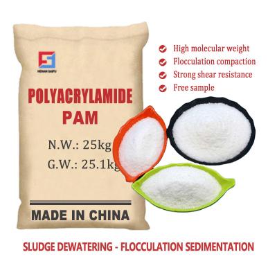 China Chemical Auxiliary Agent Anionic Flocculant Polyacrylamide PAM Chemiclas for sale