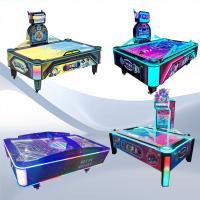 China QG-01 Air Hockey Table with LED Game Board and Rechargeable Battery for 2 Players Aged 8+ Years for sale