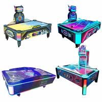 China QG-01 Air Hockey Table with LED Game Board and Rechargeable Battery for 2 Players Aged 8+ Years for sale