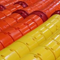 China Polyurethane Subsea Cable Protection Bending Limiter Anti Corrosion Yellow Color for sale