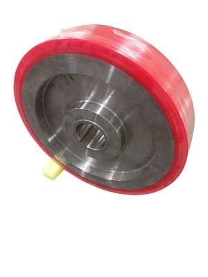 China Customized OEM PU Coated Wheels Heavy Duty Industrial Polyurethane Wheels for sale