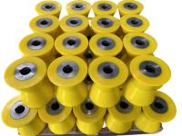 China Polyurethane PU Coated Wheels Wear Resistant For Trucks Or Warehouse System Use for sale