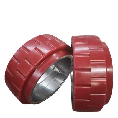 China Custom Industrial Polyurethane Heavy Duty Wheels 95 A Shore Hardness Corrosion Resistant for sale