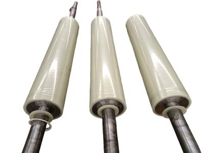 China Customized PU Coated Roller 95 A Shore Hardness Polyurethane Coating Roller for sale