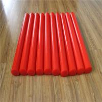 China Smooth Surface Polyurethane PU Round Bar Stock 300mm 500mm Length For Rollers Or Seals for sale