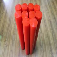 China Smooth Surface Polyurethane PU Round Bar Stock 300mm 500mm Length For Rollers Or Seals for sale