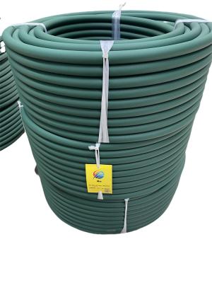 China Green Rough Surface PU Round Belt Oil Resistance Anti Slip Polyurethane Belt for sale