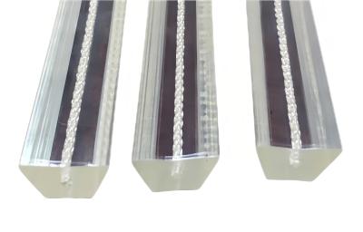 China Transparent Polyurethane V Belt Wear Oil Resistant PU Transmission Belt 90A Hardness for sale